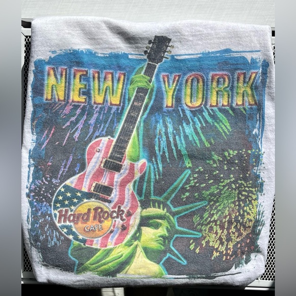 Hard Rock Cafe | Shirts | Vintage Hard Rock New York Tee | Poshmark